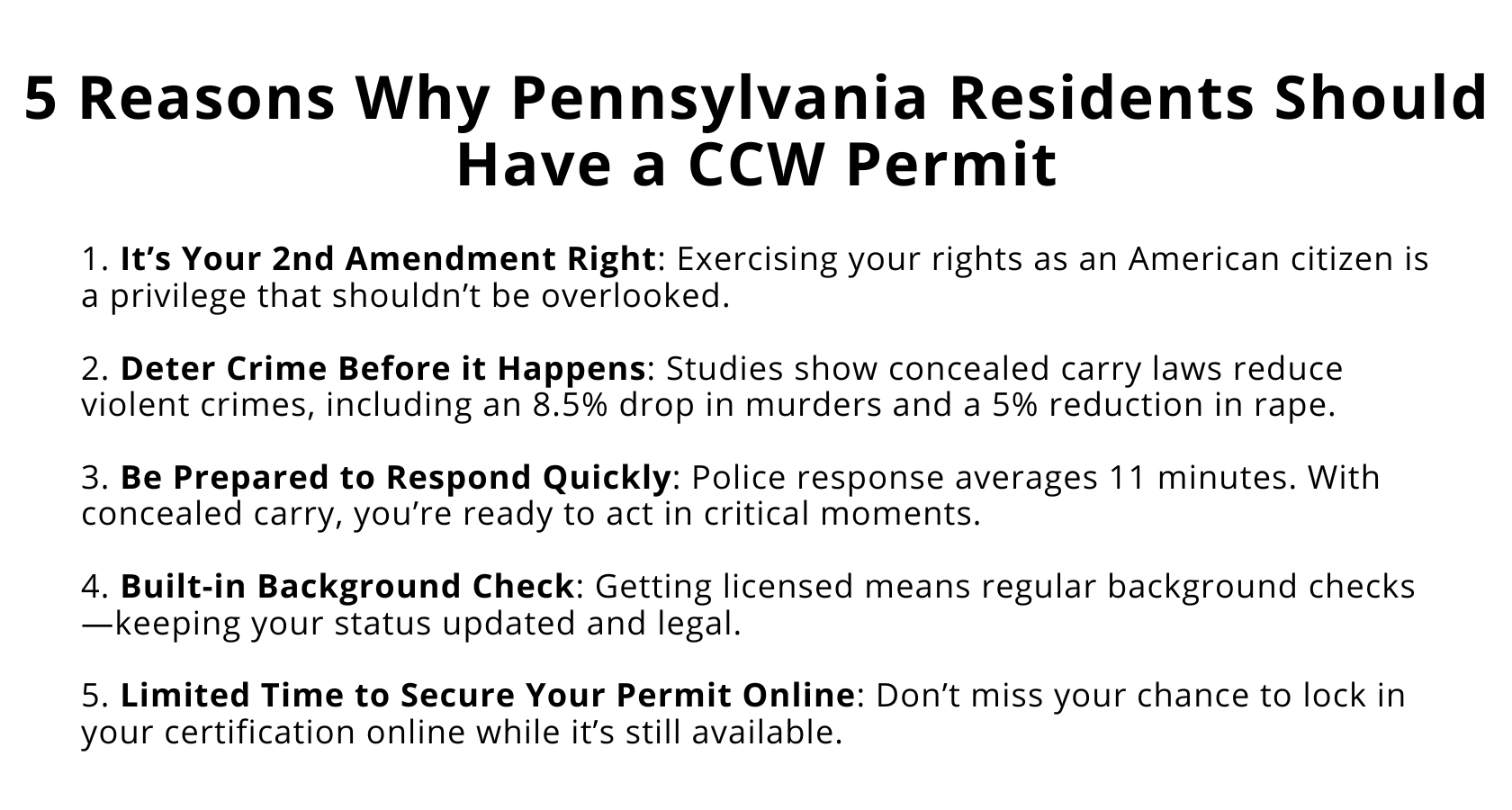 #Pennsylvania Concealed Carry – Get The Permit Online