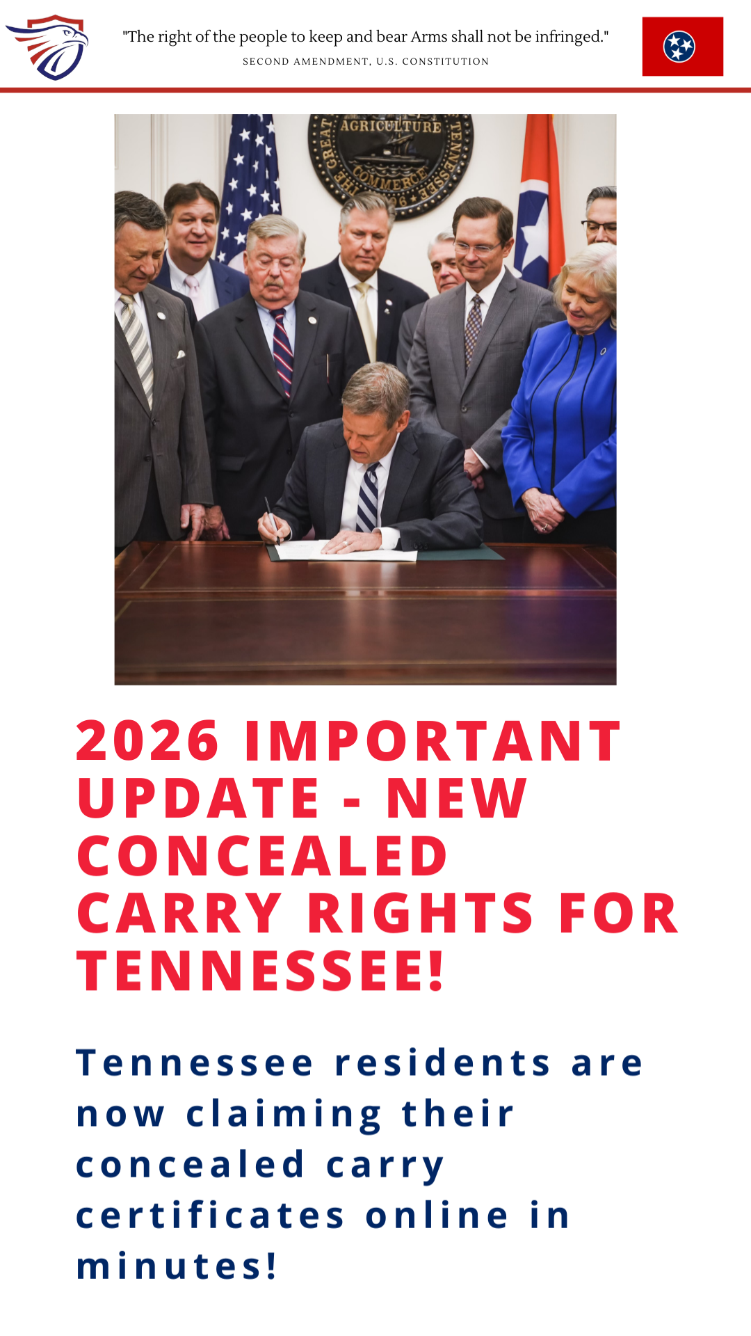 Tennessee Concealed Carry – Get The Permit Online