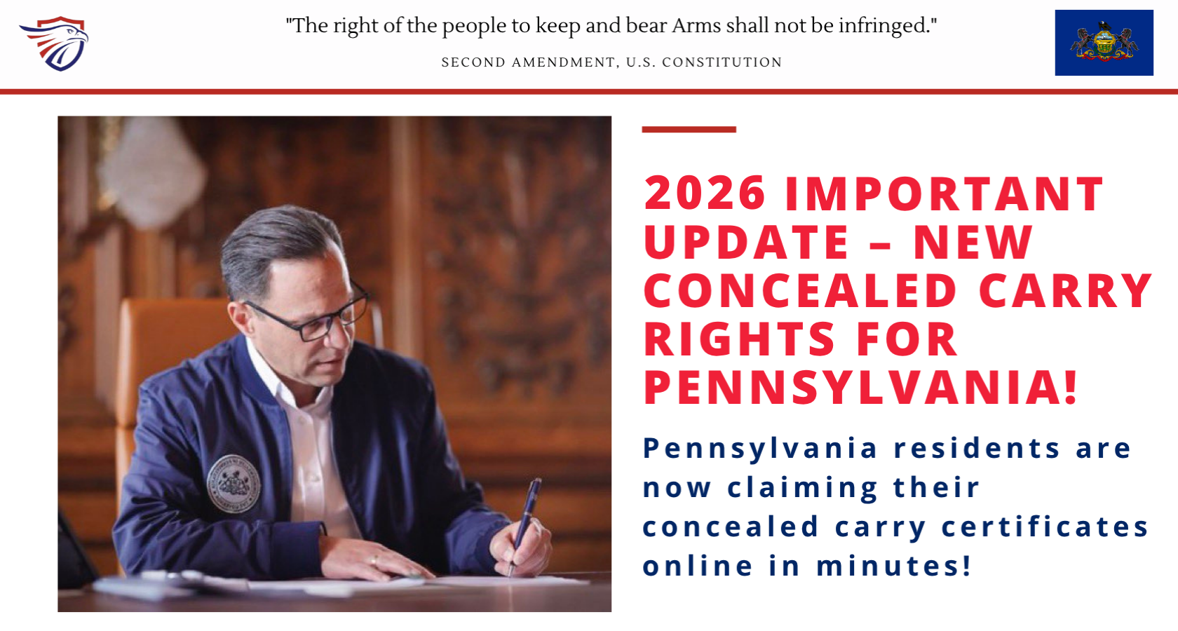 Pennsylvania Concealed Carry – Get The Permit Online