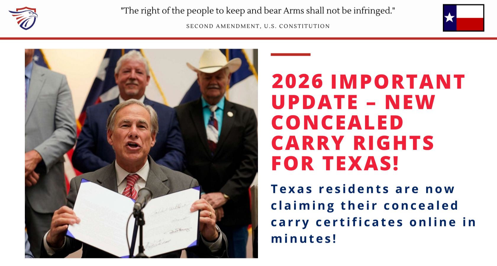 Texas Concealed Carry – Get The Permit Online